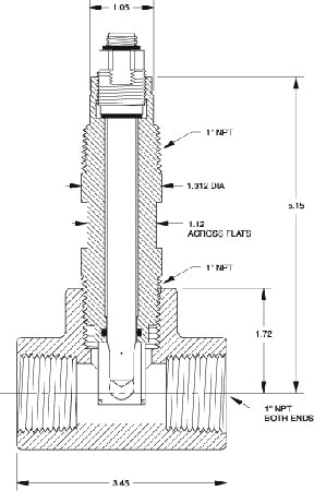 SP200 pH Glass 12 mm ProcessProbe® - Broadley-James