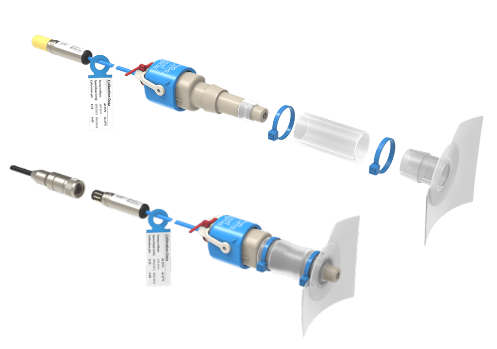 SU800-16 Single-Use pH Sensor For Preinstallation in BPC - Broadley-James
