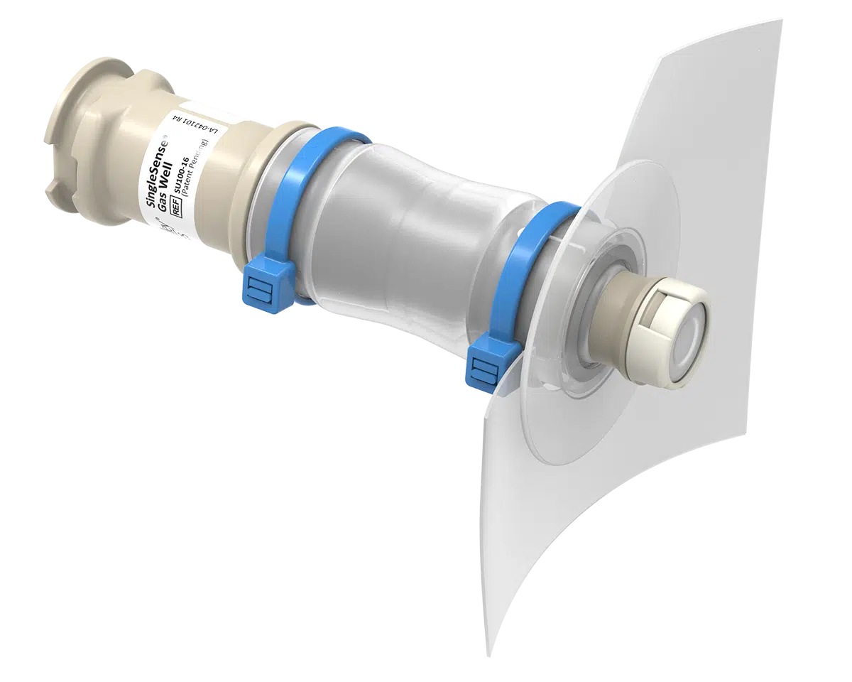 SU100-16 Single-Use Gas Well for Preinstallation in BPC - Broadley-James